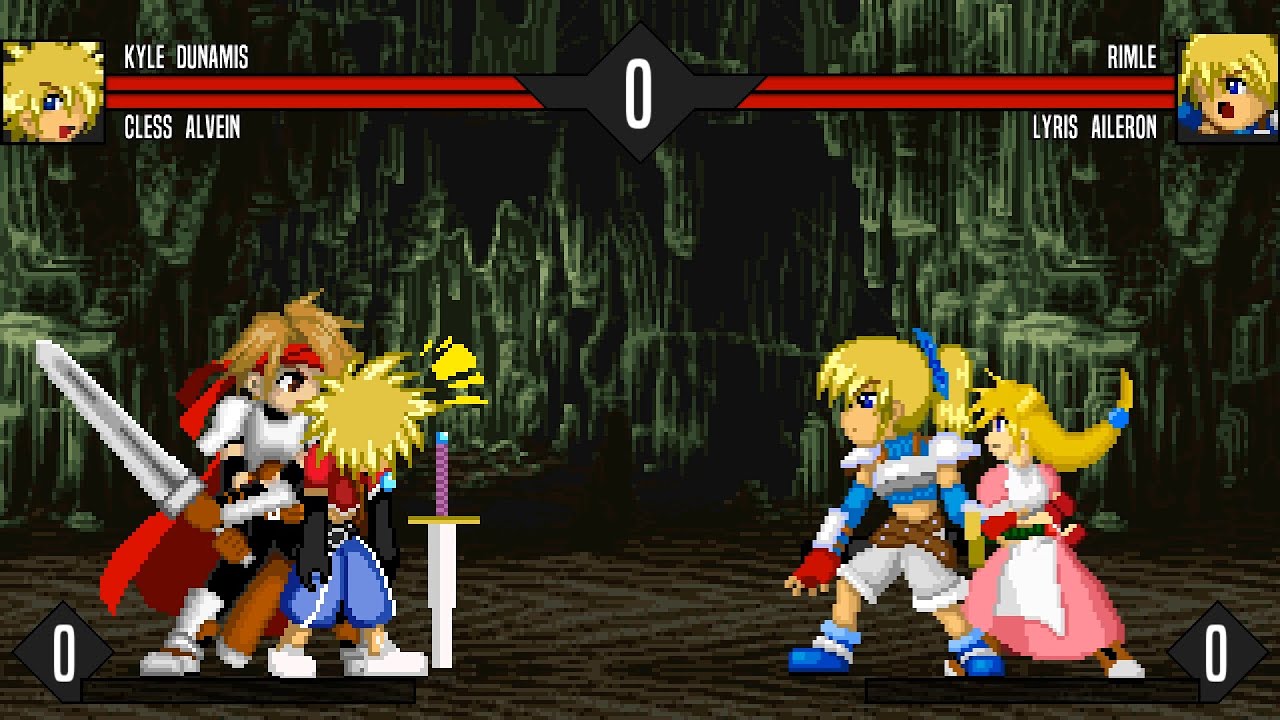 MUGEN - rainman's Chars - Kyle Dunamis & CLESS ALVEIN vs. RIMLE & lyris ...