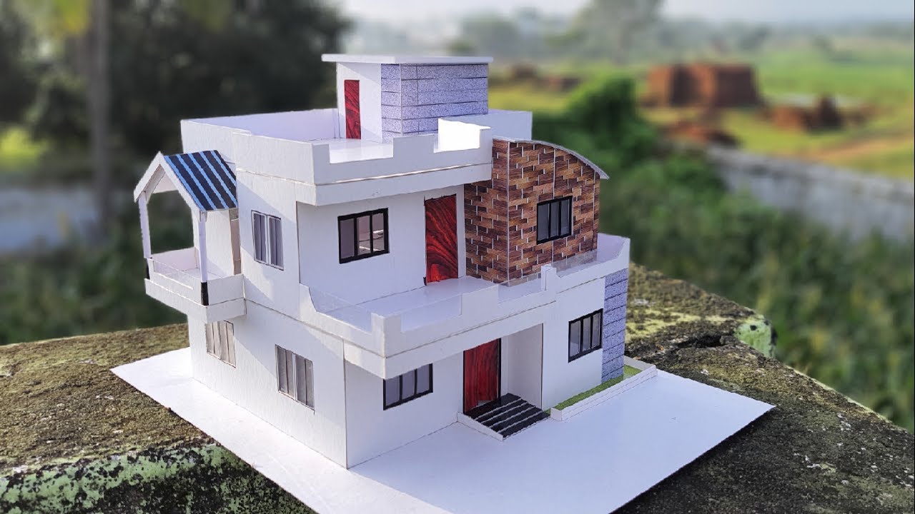 Model Making Home Design - YouTube
