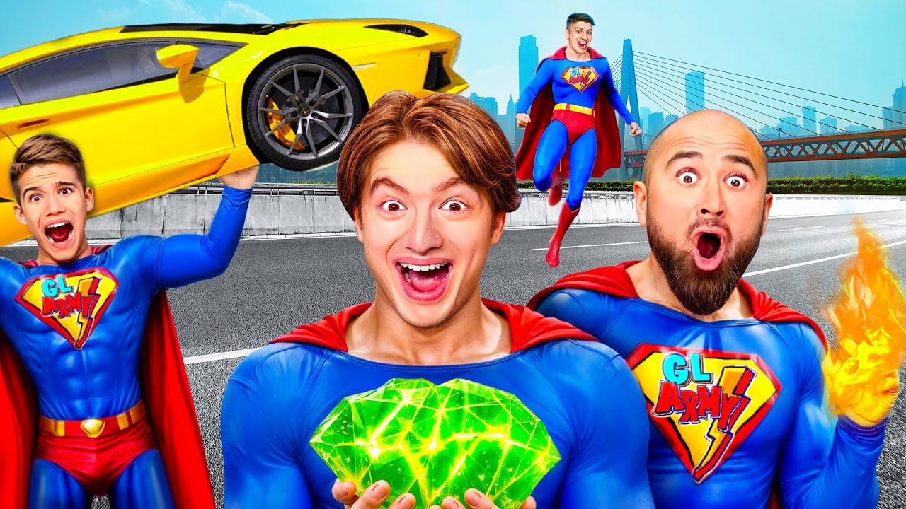 WE BECOME SUPERHEROES for 24 Hours ! - YouTube
