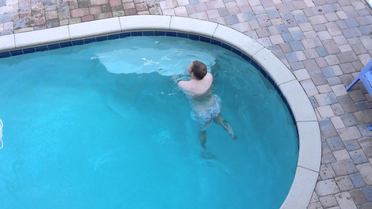 D-Hoe Pool Jump Fail - YouTube
