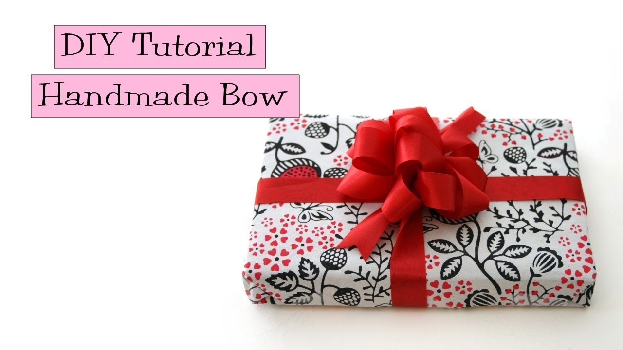 DIY Tutorial - Handmade Bow - YouTube