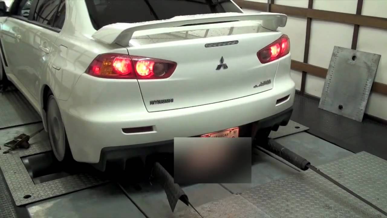 EVO X 384 AWHP Stock Turbo / block Fireball on Dyno in Brazil E100 ...