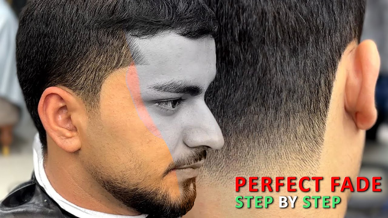PERFECT FADE STEP BY STEP | Barber Tutorial - YouTube