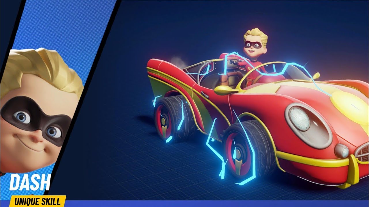 Disney Speedstorm | Dash Unique Skill Showcase Gameplay - YouTube