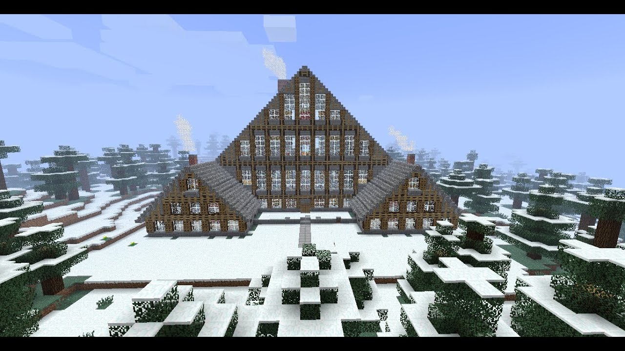Minecraft beautiful chalet - YouTube