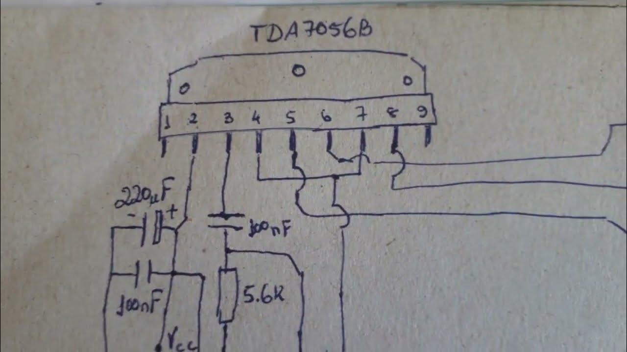 Amplificador TDA7056B com pré-amplificador(tda7056b amplifier with ...