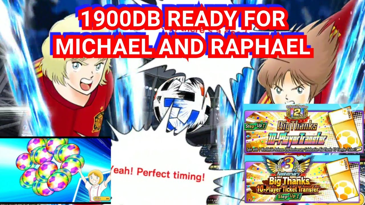 GACHA! 1900DB READY FOR MICHAEL AND RAPHAEL! TICKETS AND MANY MORE ...