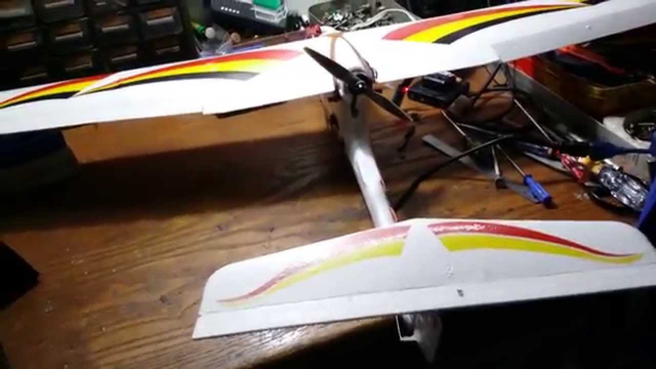 Mini Skywalker with MultiWii flight controller - YouTube