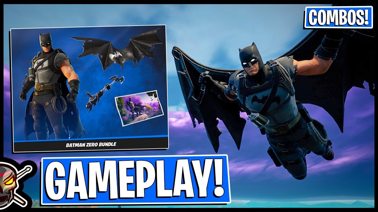 BATMAN ZERO BUNDLE | Gameplay + Combos! Before You Buy (Fortnite Battle ...