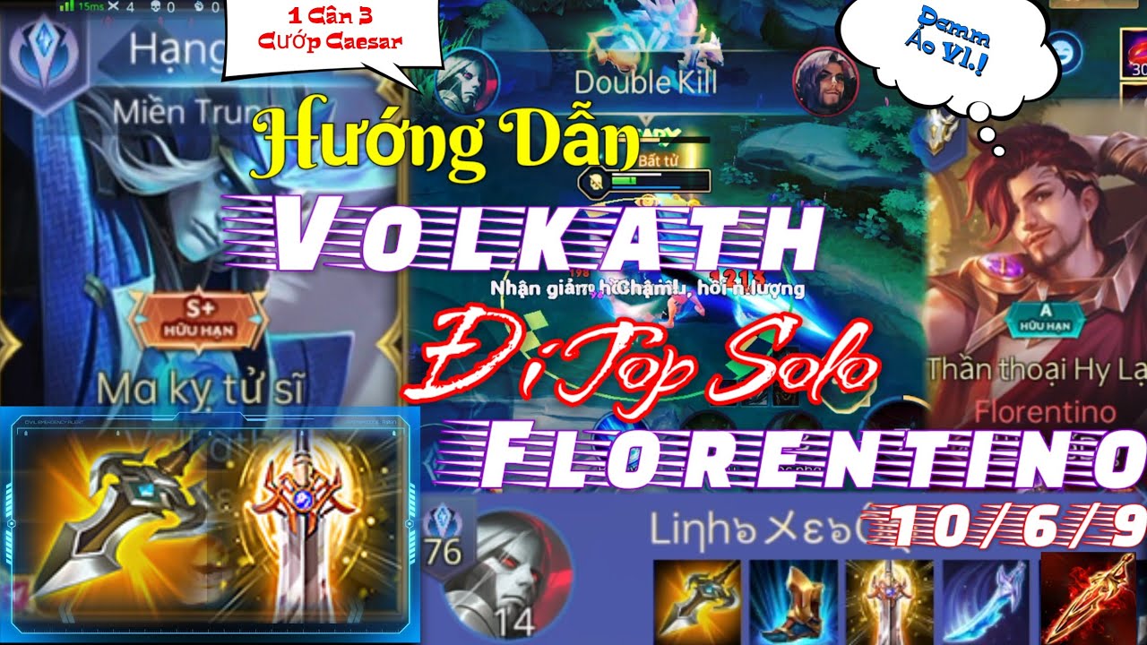 Hướng Dẫn Volkath Đi Top Solo vs Best Flo || Trang Bị + Ngọc + Phù Hiệu ...