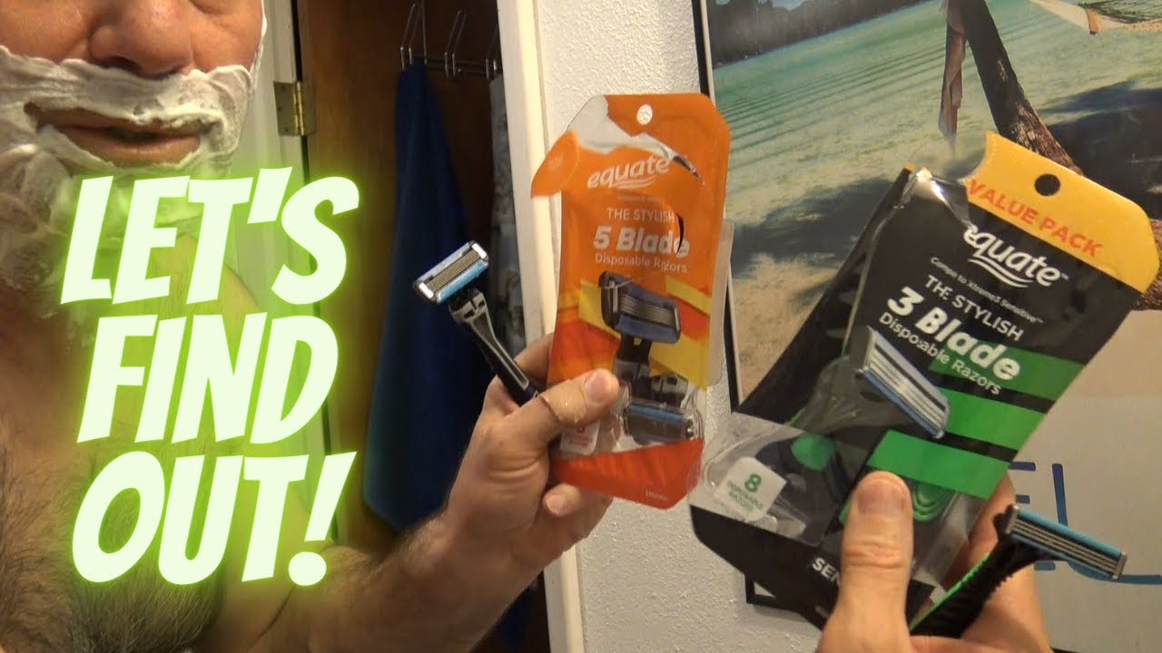 3 Blade Razor vs 5 Blade | Razor Wars! Are More Blades Better For ...