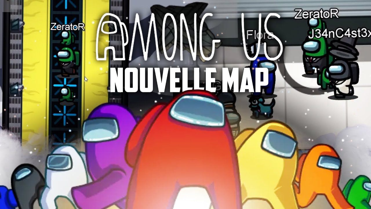 Among Us #4 : Nouvelle map (ft. plein de gens) - YouTube