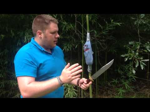 Battle Of The Bowies Cold Steel Vs Bagwell - YouTube