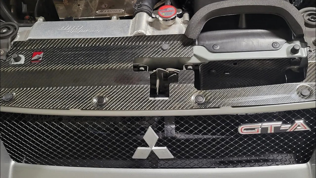 Discontinued Evo 7 front Emblem Replacement - YouTube