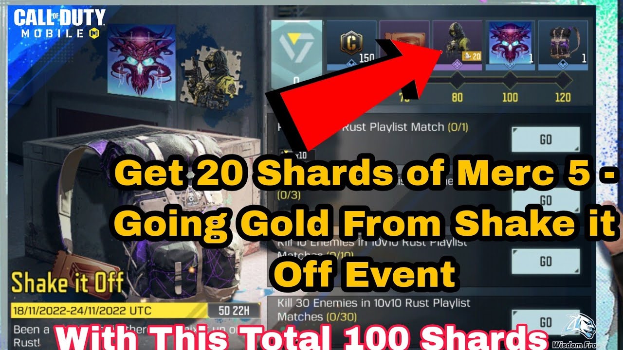 How to Get FREE 20 Shards of Merc 5 - Going Gold From Shake it Off ...