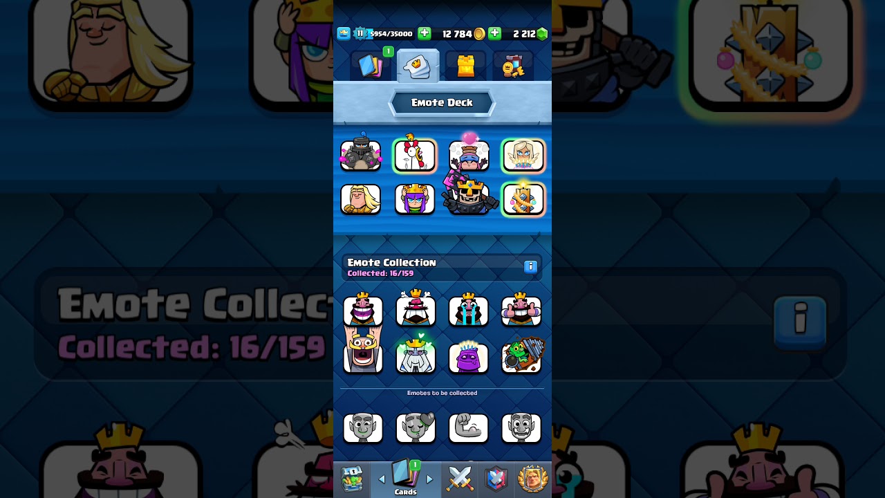 Golden knight Archer queen and skeleton king emote flexing@clashroyale ...