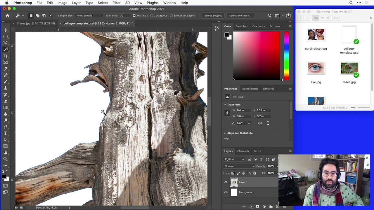 How To Make Selections with the Magic Wand Tool in Photoshop - YouTube