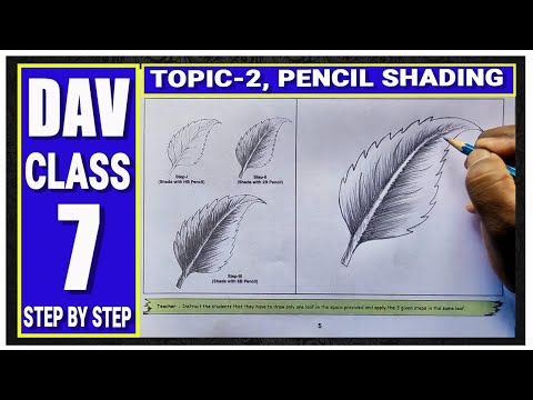 CLASS -7, TOPIC-2 PENCILS SHADING, STEP BY STEP - YouTube