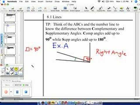 Complementary Angles add up to 90 Degrees - YouTube