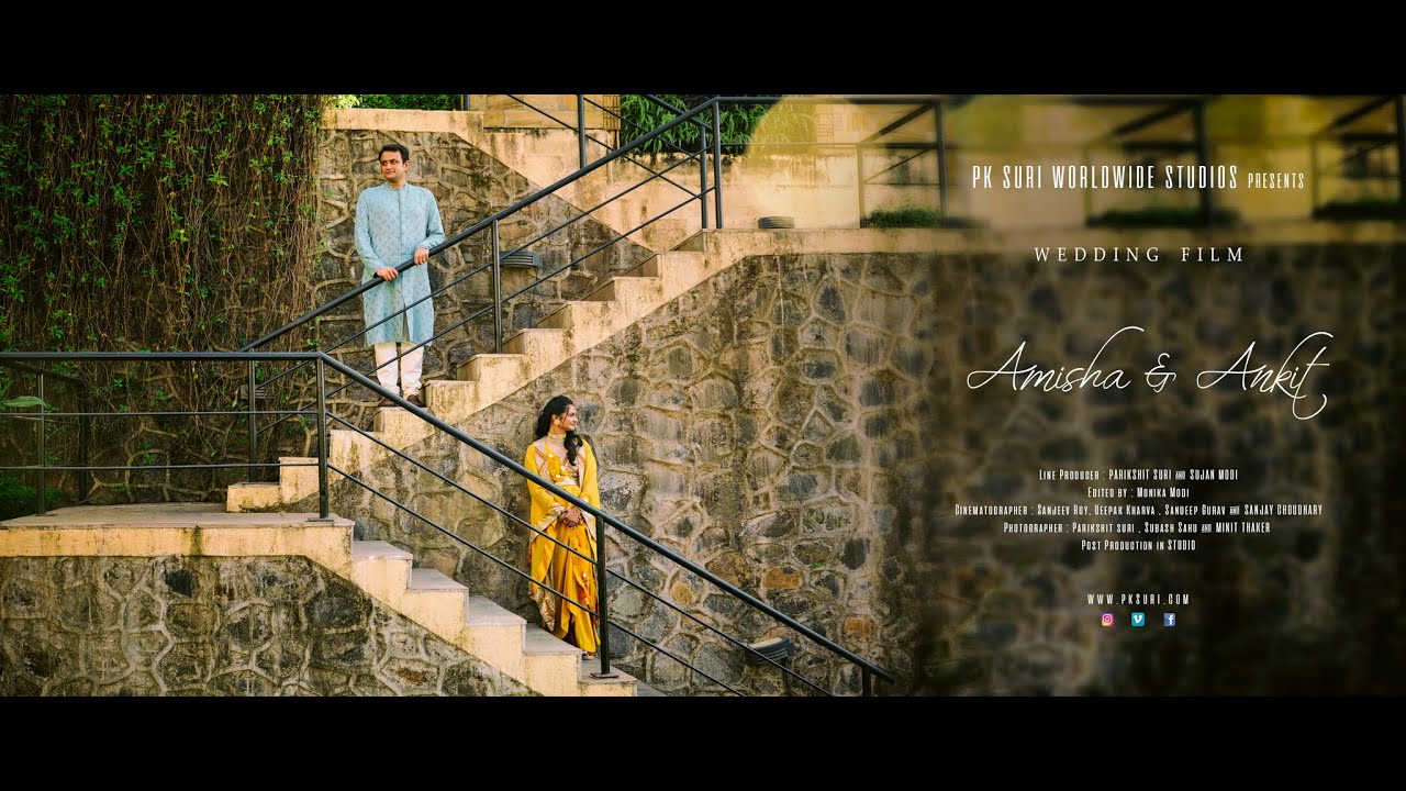 Indian Wedding | Amisha & Ankit | PK Suri Worldwide Studios - YouTube