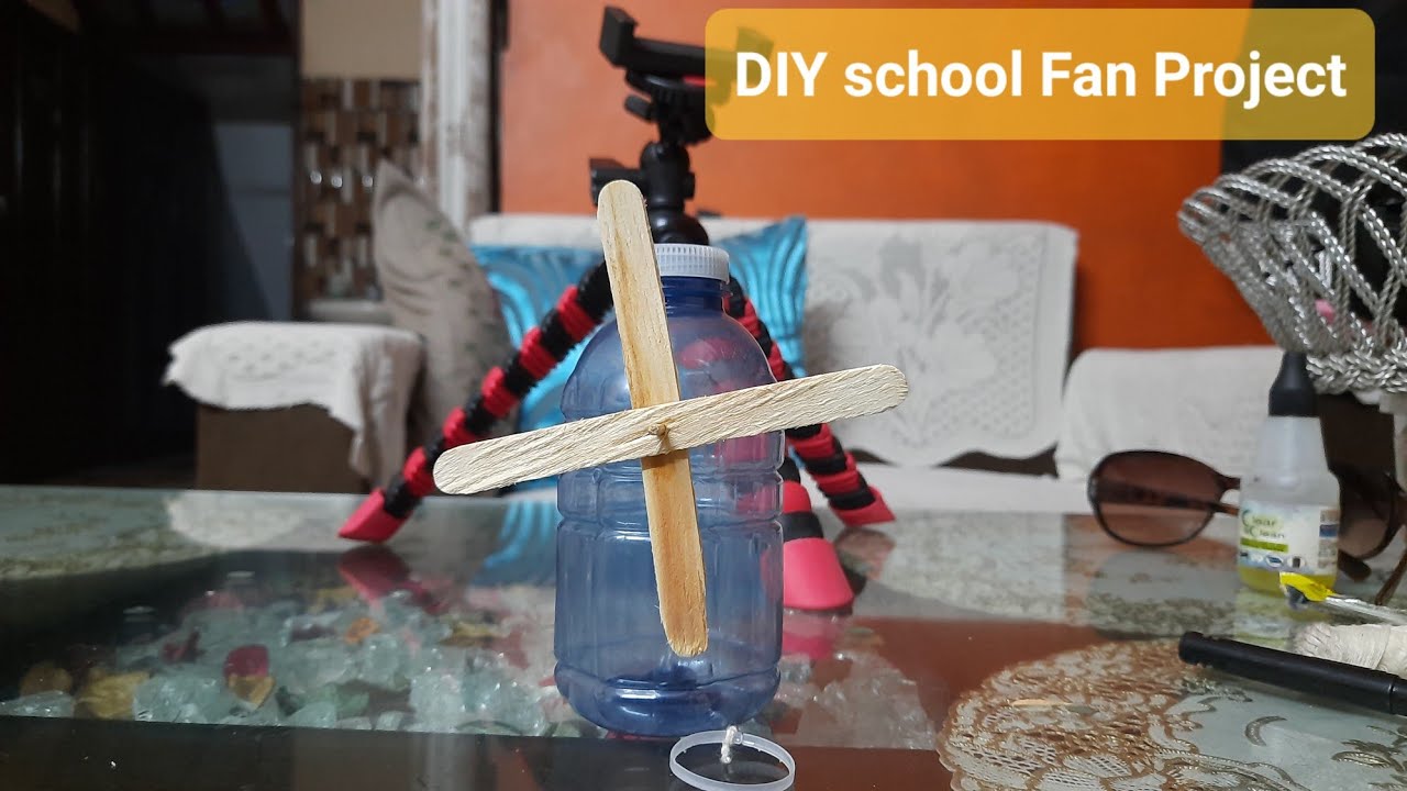 Diy Fan School Project - YouTube