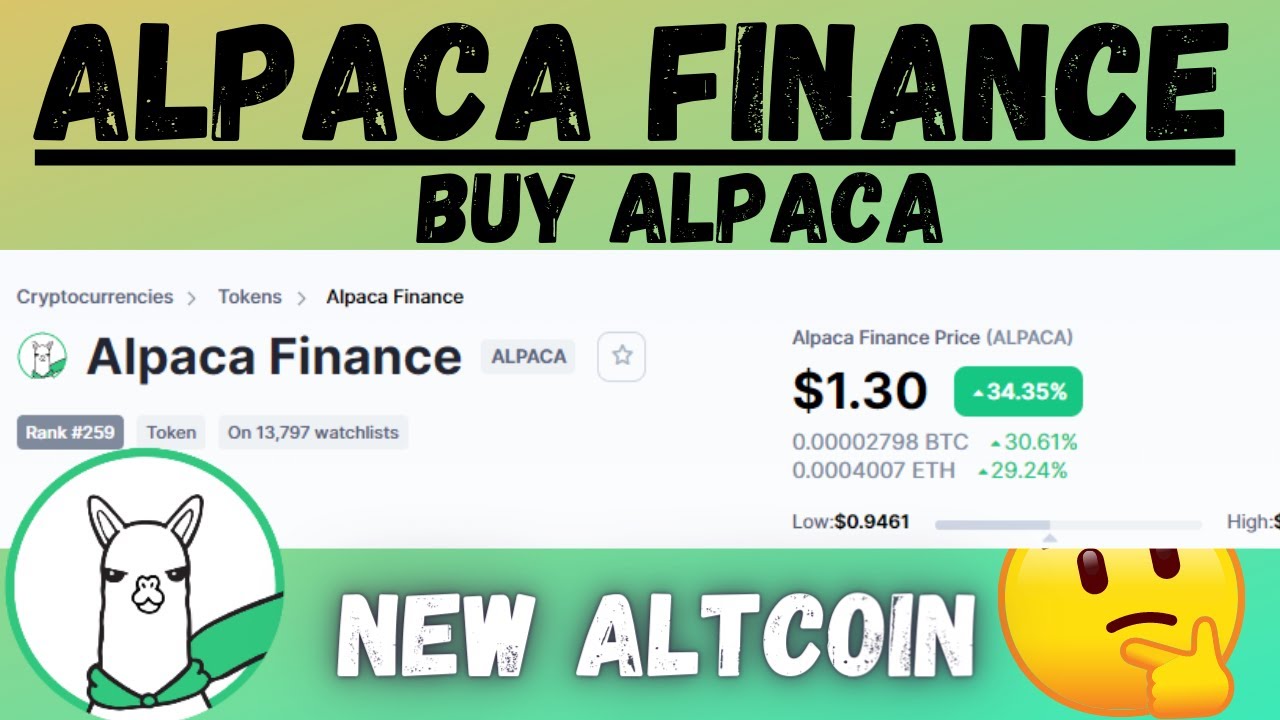 How to Buy Alpaca Finance crypto/ Token in PancakeSwap | ALPACA Coin ...