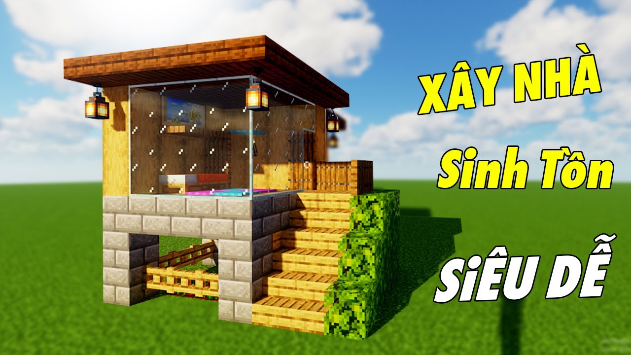 Minecraft Sinh Tồn | Hướng Dẫn Xây Nhà Mini Siêu Dễ, Cách Trang Trí Nhà ...