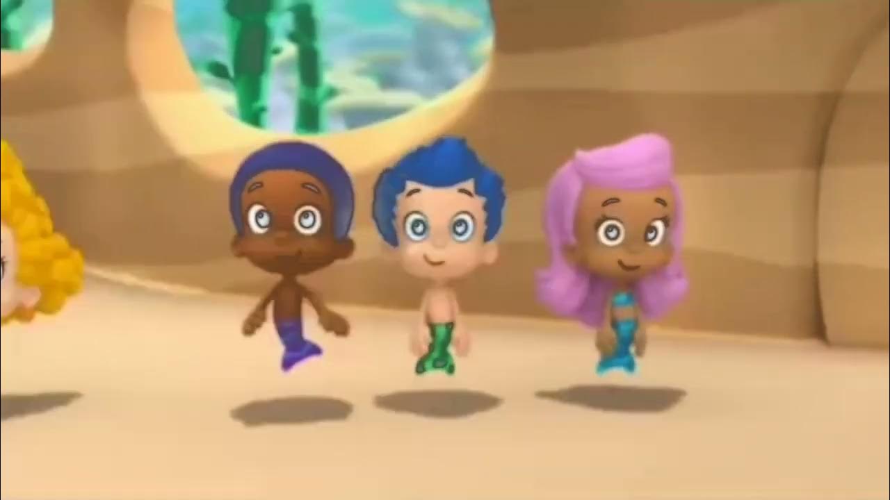Bubble Guppies Line Up Song Season 2 In Pitch White - YouTube