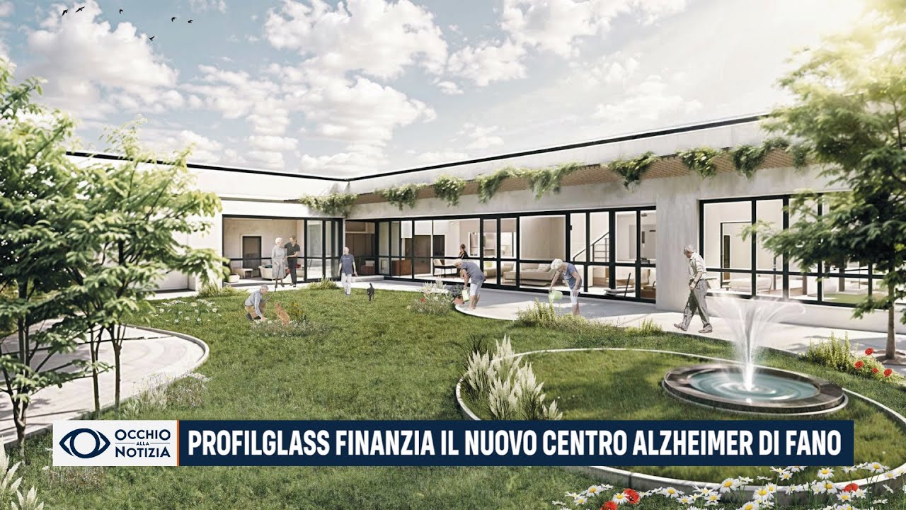 Profilglass finanzia il nuovo centro alzheimer di Fano - YouTube