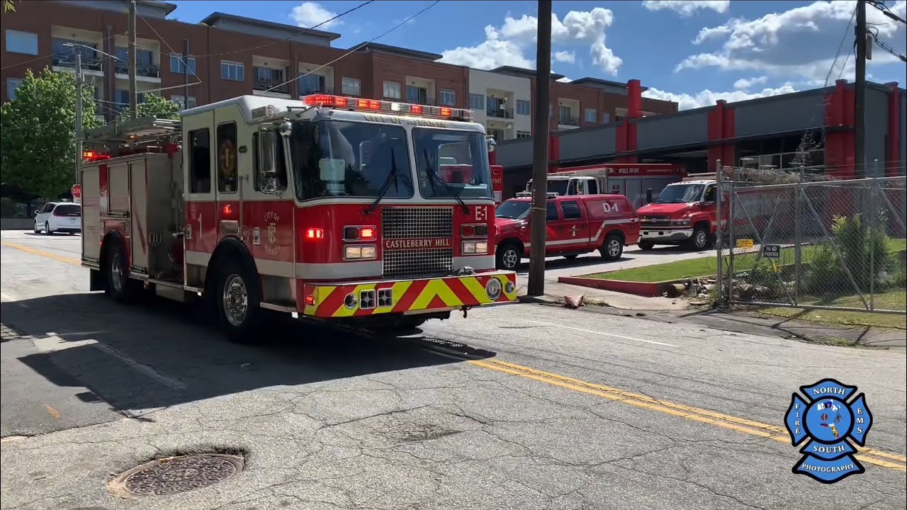 Atlanta Fire Rescue Dept (GA) Engine 1 Responding to a Medical from ...