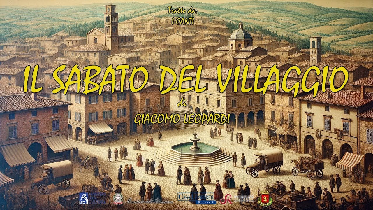 IL SABATO DEL VILLAGGIO di Giacomo Leopardi - YouTube