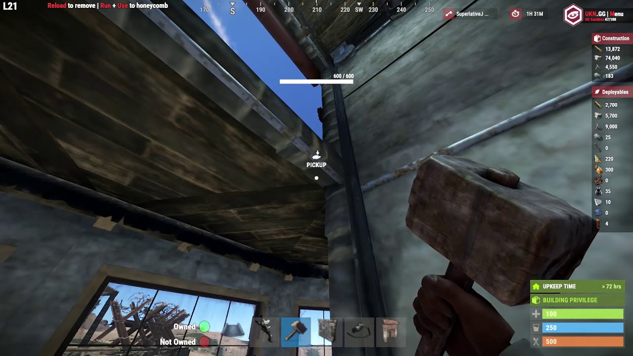 RUST - Twin Towers Elevator Base - YouTube