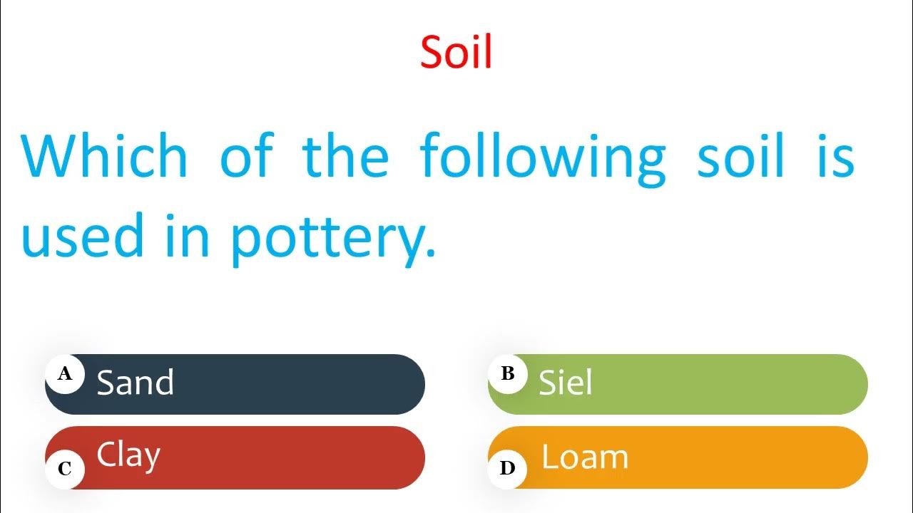 Grade 3 Soil q5 - YouTube