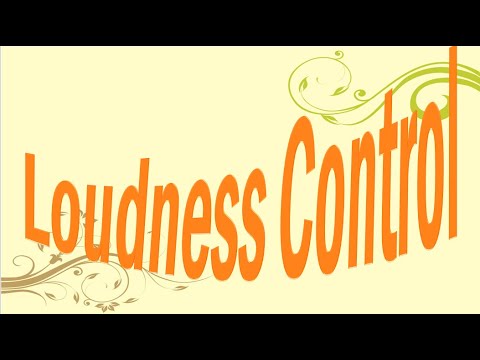 Loudness Control - YouTube