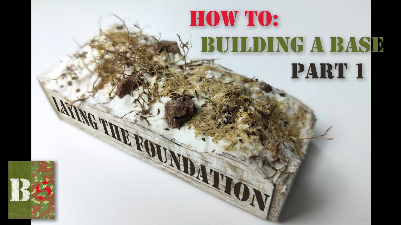 How to: Building a custom Diorama base (Part I) - YouTube