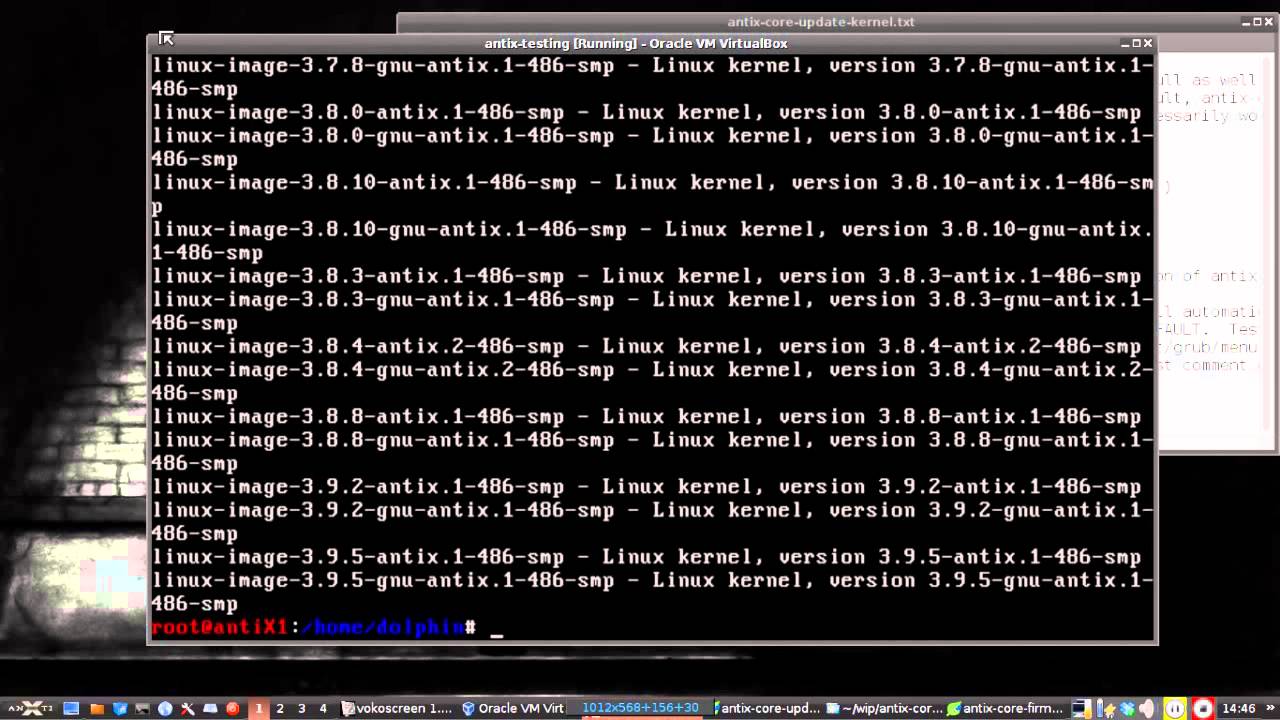 AntiX Core - Custom Install Part II - Install a different Kernel - YouTube