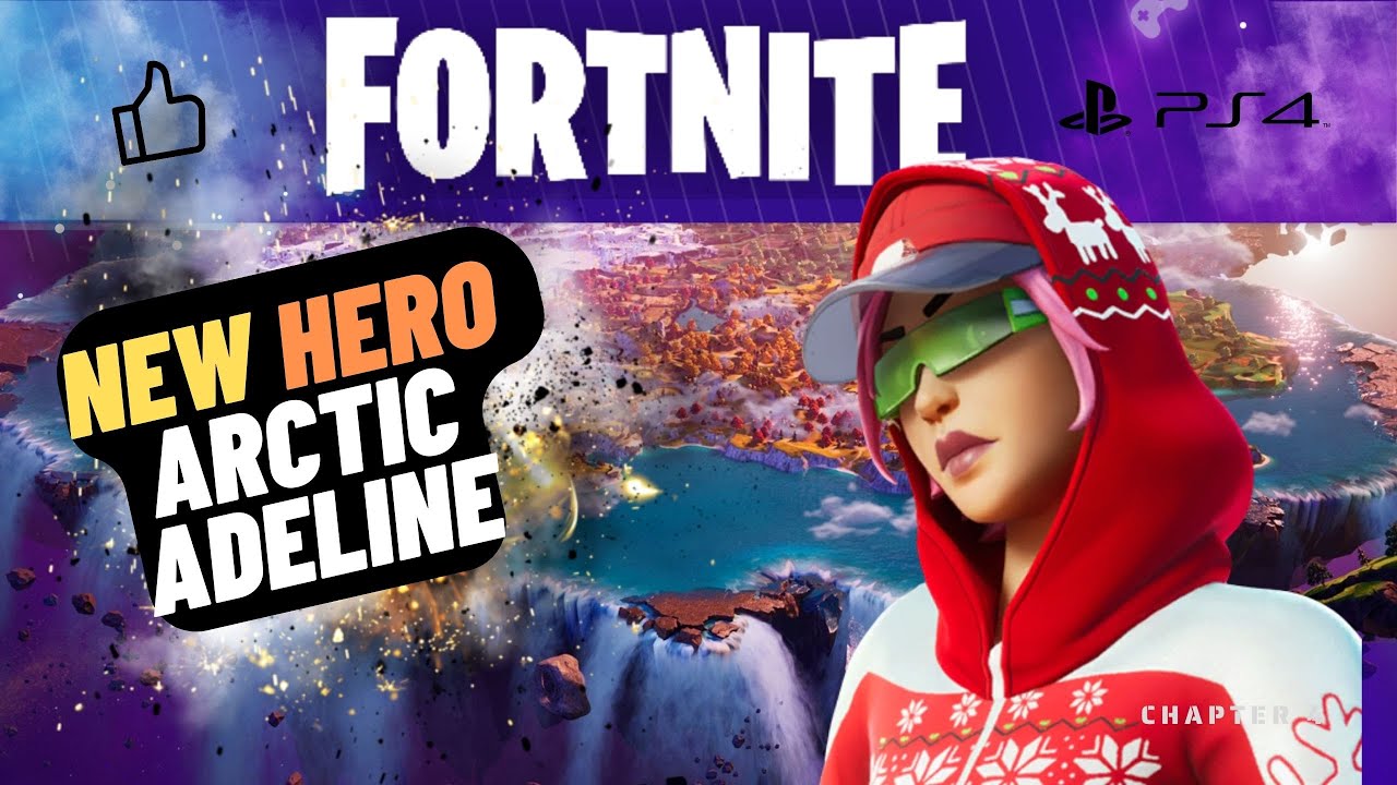 New hero ARCTIC ADELINE | Fortnite Chapter 4 gameplay - YouTube