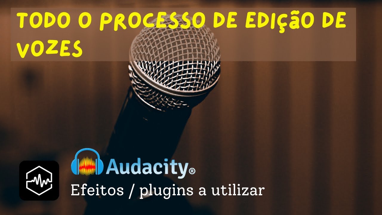 Como tornar a gravação / áudio da voz mais profissional com o Audacity ...
