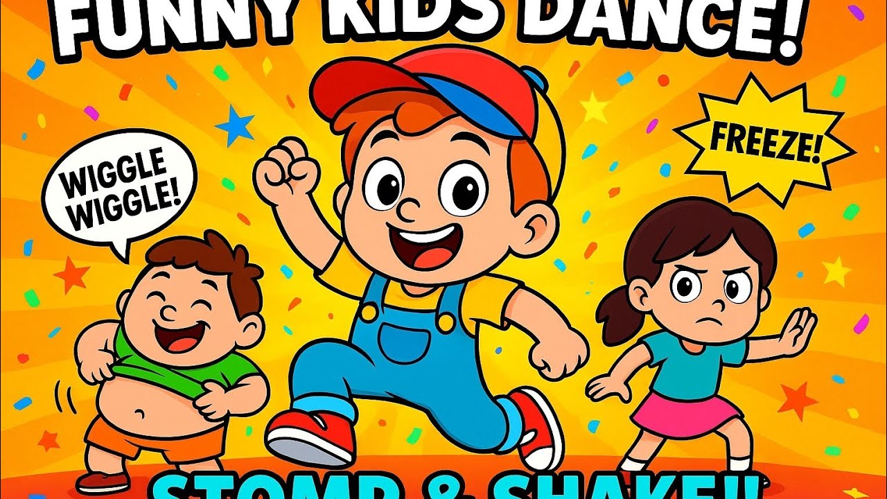 Stomp Stomp Shake Shake 🕺 | Fun Dance Song for Kids | Learn Moves ...