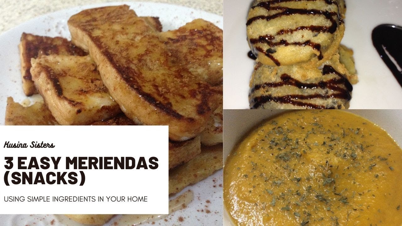 3 Easy Merienda Recipes (FRENCH TOAST, PUMPKIN SOUP, FRIED OREO) l ...
