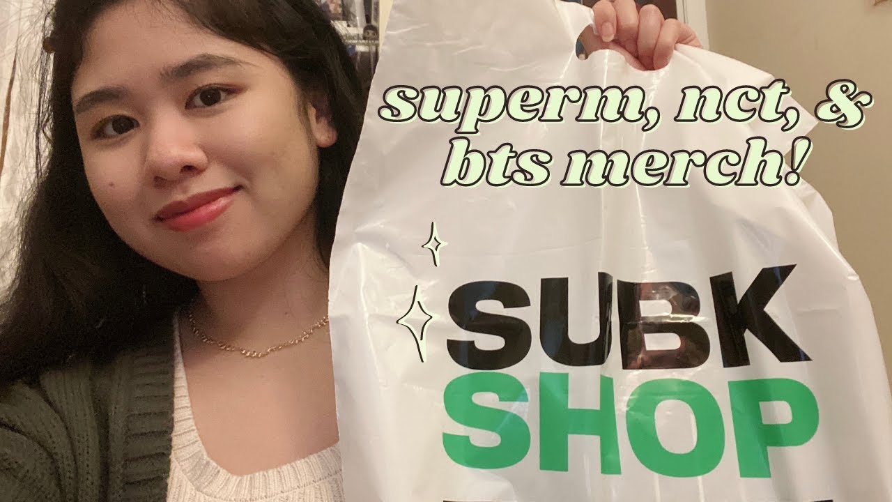 I won a kpop goodie bag from SubK Shop! 🛍️ SuperM, NCT, & BTS! - YouTube
