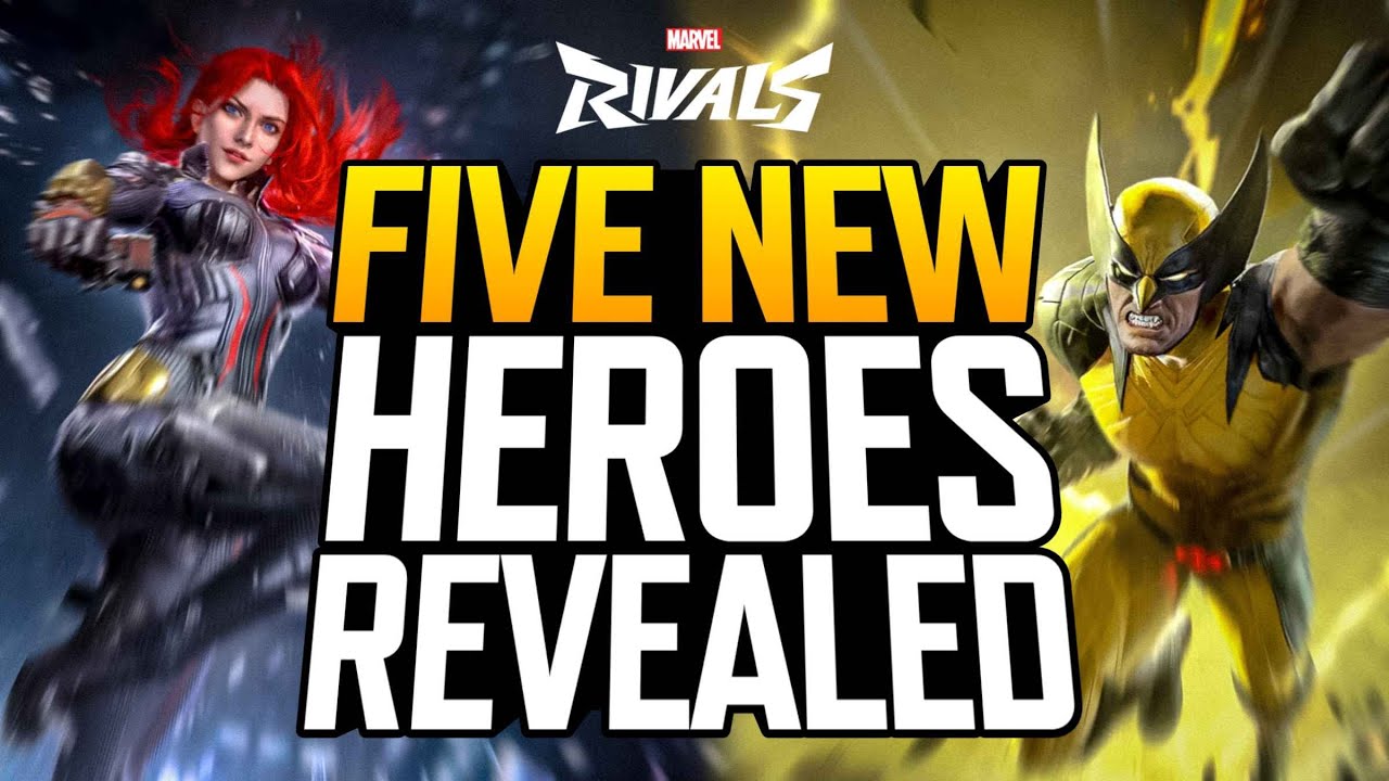 Marvel Rivals NEW HEROES announced! The FULL LAUNCH ROSTER is here ...