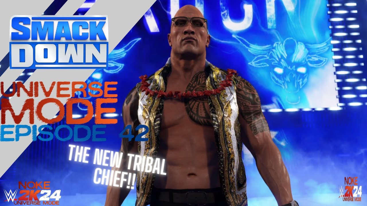 THE NEW TRIBAL CHIEF, THE ROCK?! : SmackDown WWE 2k24 Universe Mode ...