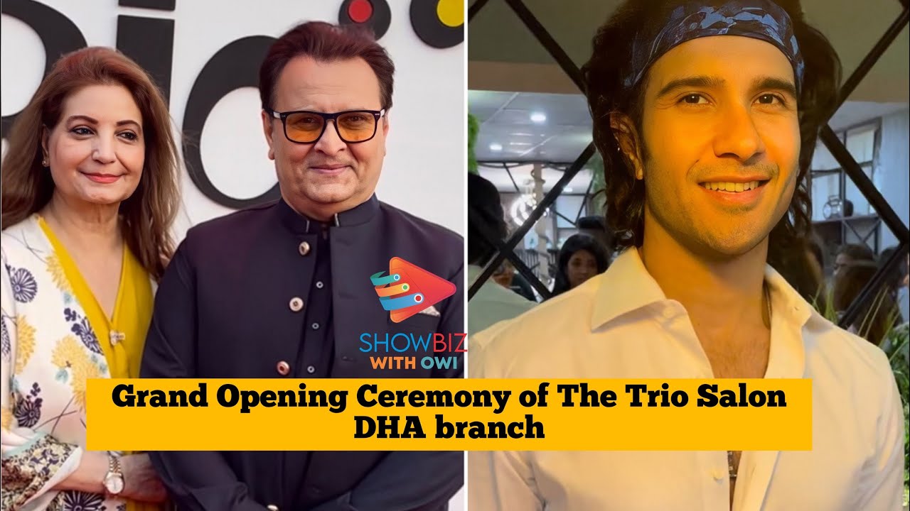 Feroz Khan | The Trio Salon Launch Ceremony | Feroz Khan , Behrooz ...