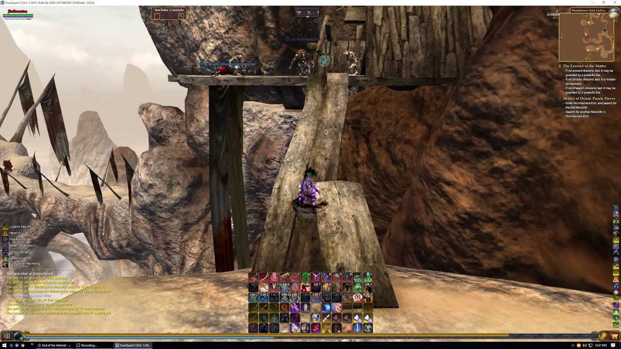 Everquest 2 - 98 Shadowknight - 097 - Shades of Drinal Wurmbone's End ...