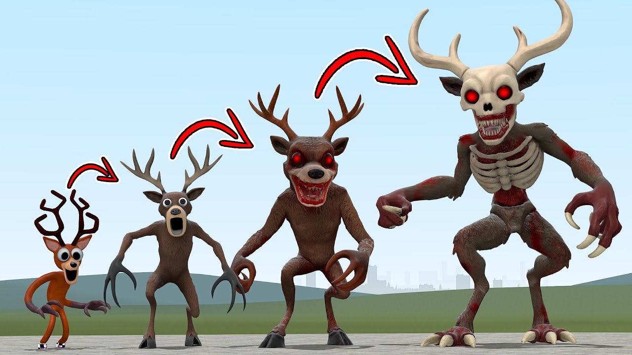 EVOLUTION OF NEW THE DEER FINAL BOSS FROM ROBLOX 99 NIGHTS IN THE ...