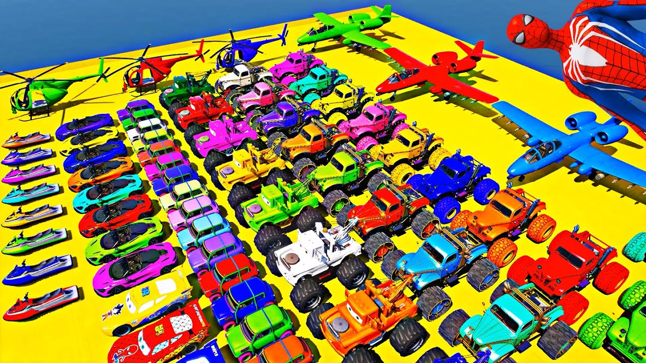 GTA V Mods New Epic Ultimate Stunt Challenge 💥SPIDER-MAN With Amazing ...