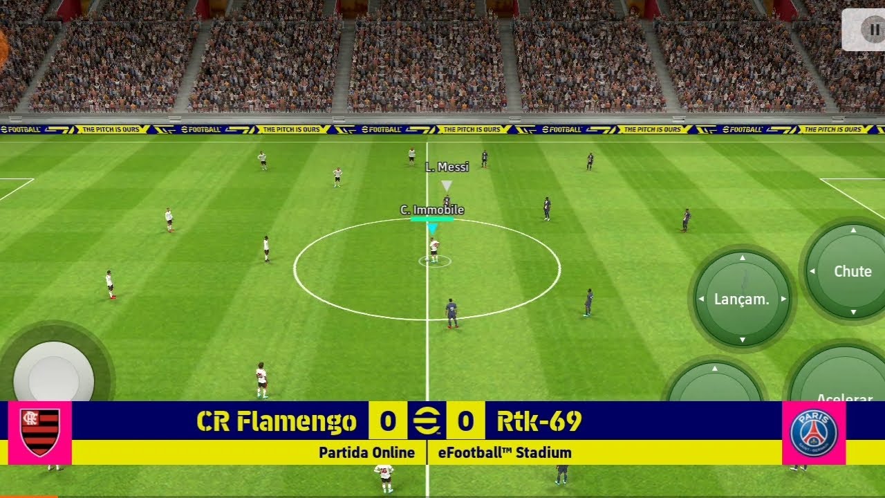 Partida Online Rápida!!FLAMENGO VS PARIS-SAINT GERMAIN! EFOOTBALL 23 ...
