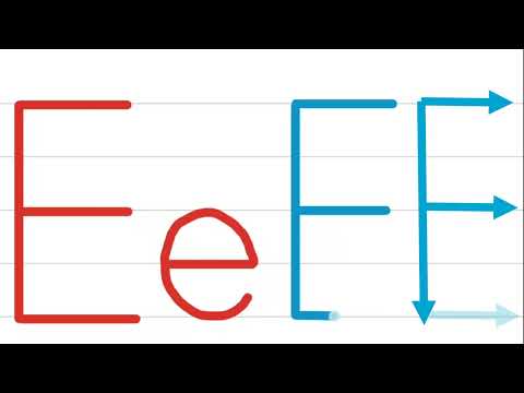 Harfleri Öğreniyorum | Çocuklar İçin Alfabe | Harflerin Yazılışı | Küçük ve Büyük E Harfi | küçük e
