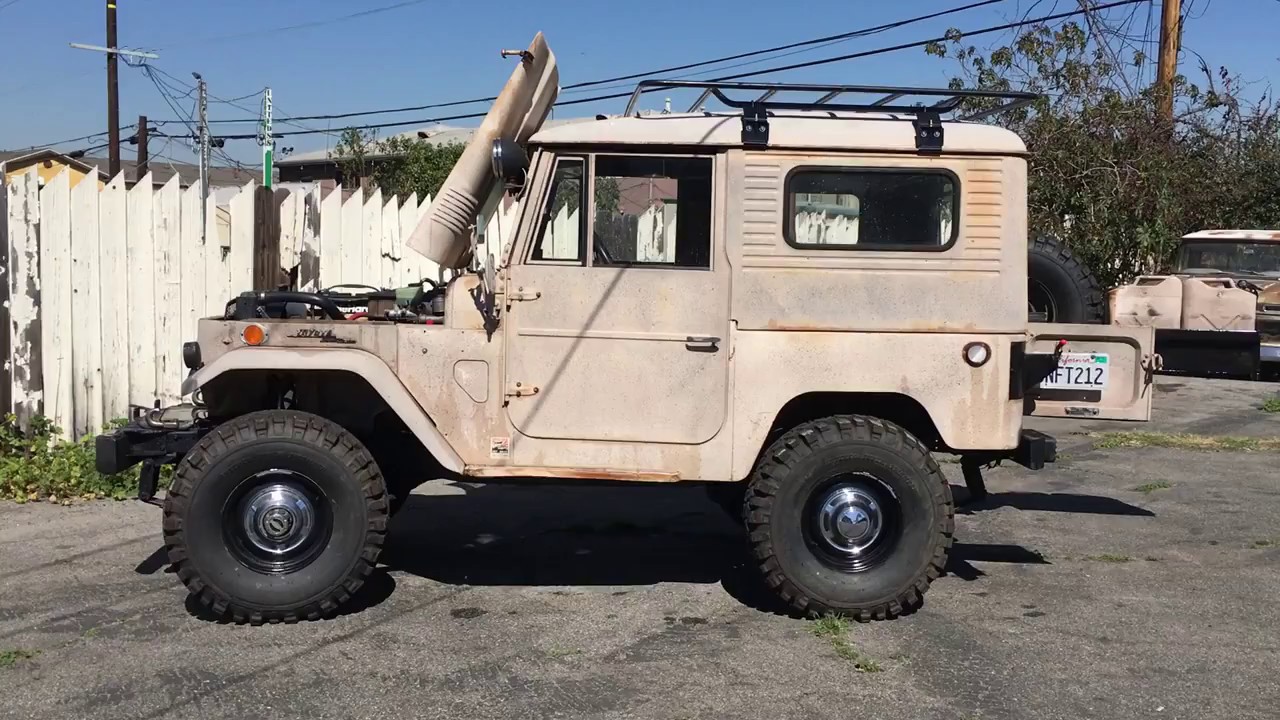 1965 Toyota FJ40 Land Cruiser Custom Built w/ 350 Chevrolet Motor - YouTube